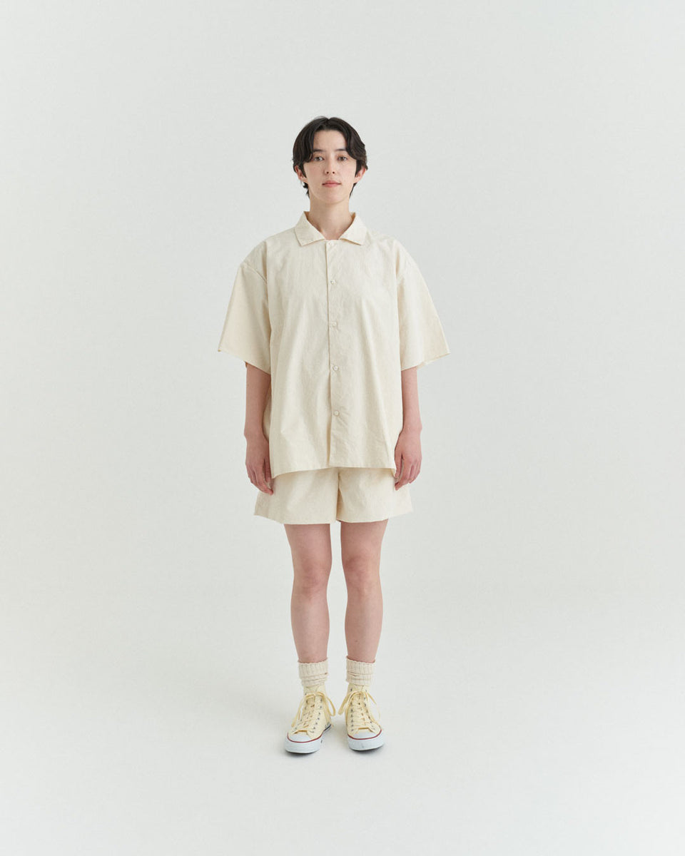 #013 Organic Cotton Typewriter Shorts – syncs.earth